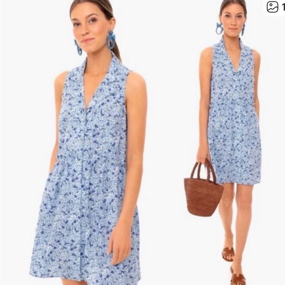 Tuckernuck | Dresses | Tuckernuck Sleeveless Hydrangea Mini Dress ...
